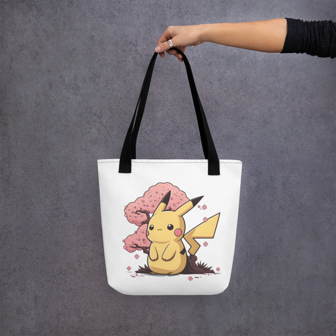 Pikachu Cherry Blossom Tote Bag - Etsy