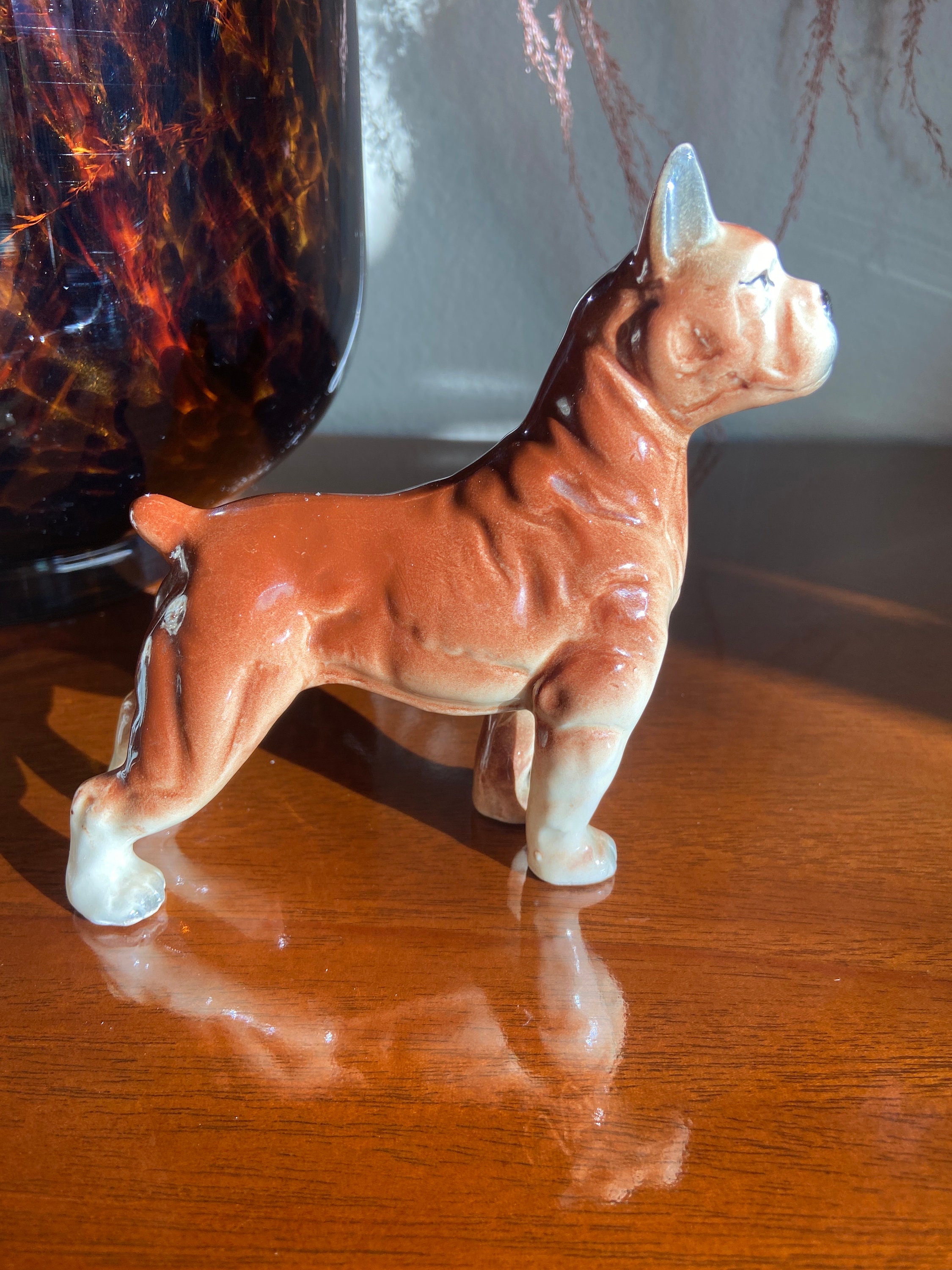 Mid Century Vintage Dog Figurines Boxer Collie Scottie - Etsy