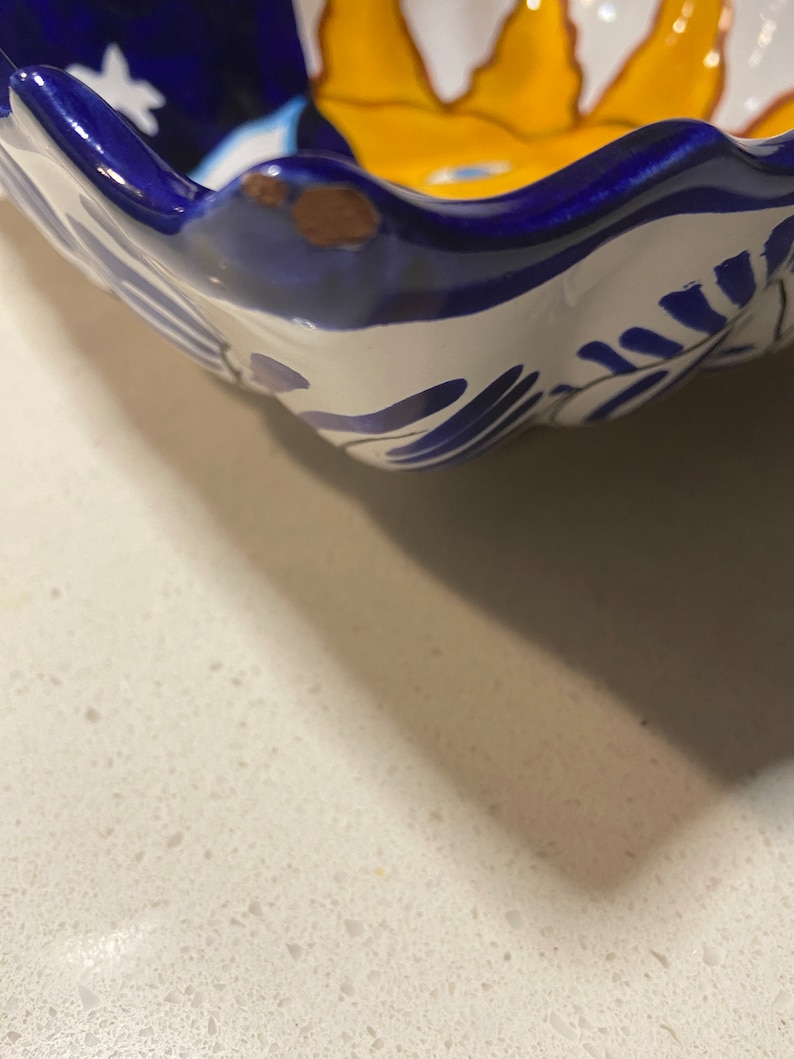 Mexican Pottery | Sun | Moon and Stars | Cobalt Vintage | Celestial - Etsy