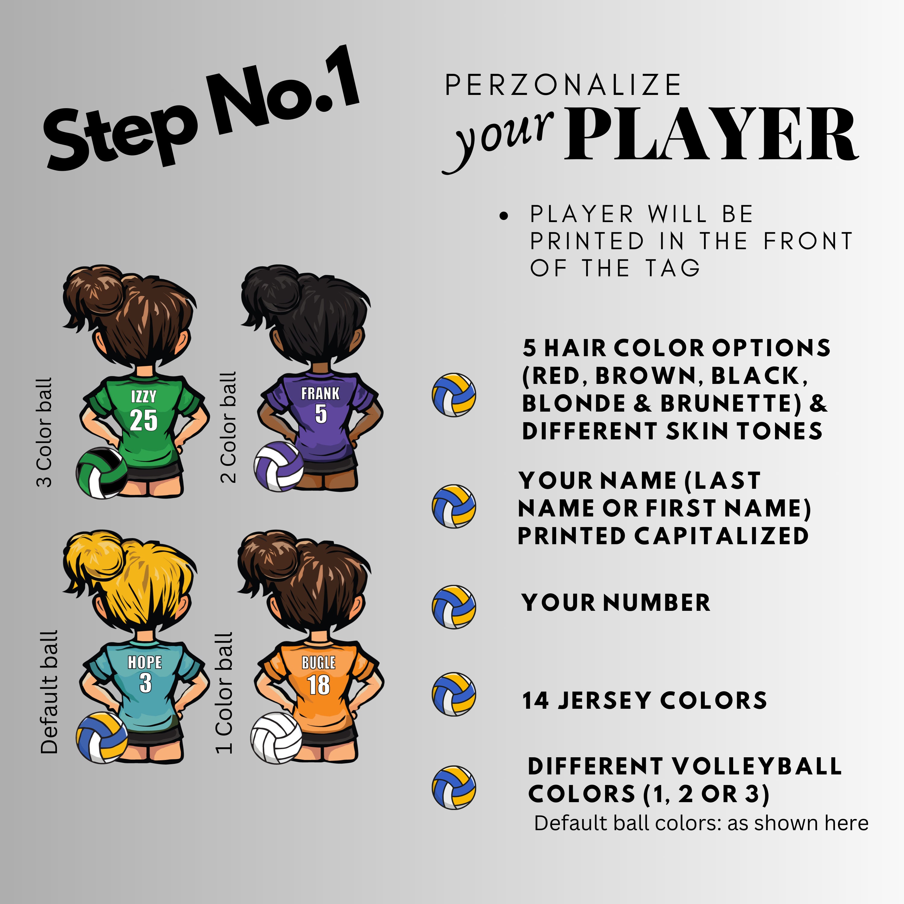 Sport Team Bag Tag, Personalized Volleyball Team Tag, Backpack Tags ...