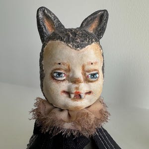 Vampire Art Doll, Creepy Cute Bat, Gothic Plush, Bat Stuffed Animal ...