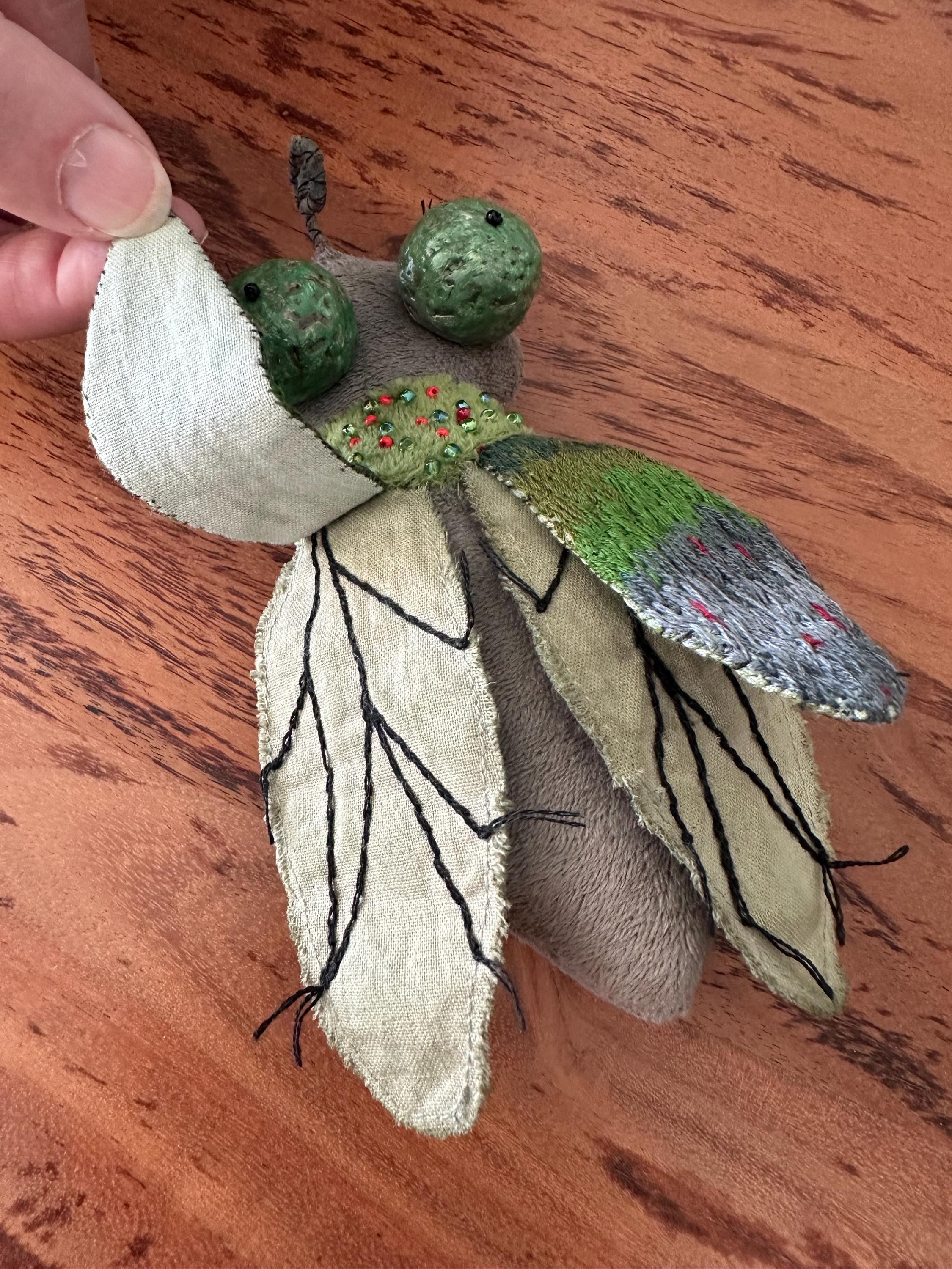 Handmade Fly Toy. Fabric Fly Wall Decor. Cloth Insect Figure.fly Soft ...