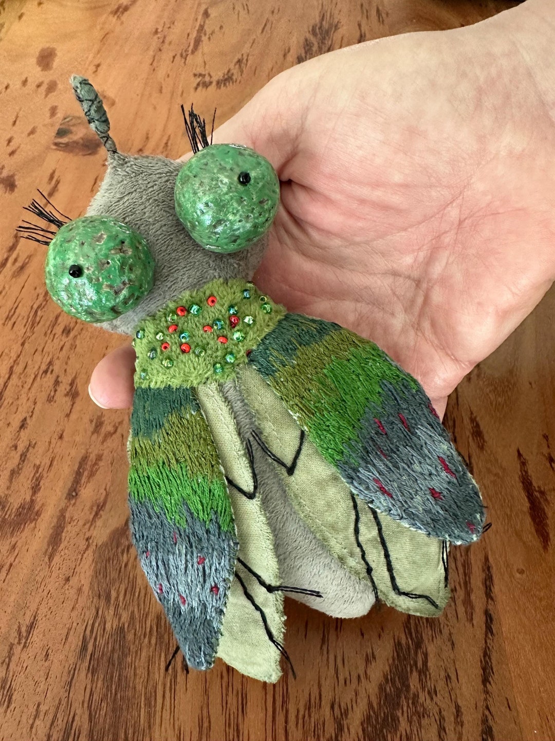 Handmade Fly Toy. Fabric Fly Wall Decor. Cloth Insect Figure.fly Soft ...