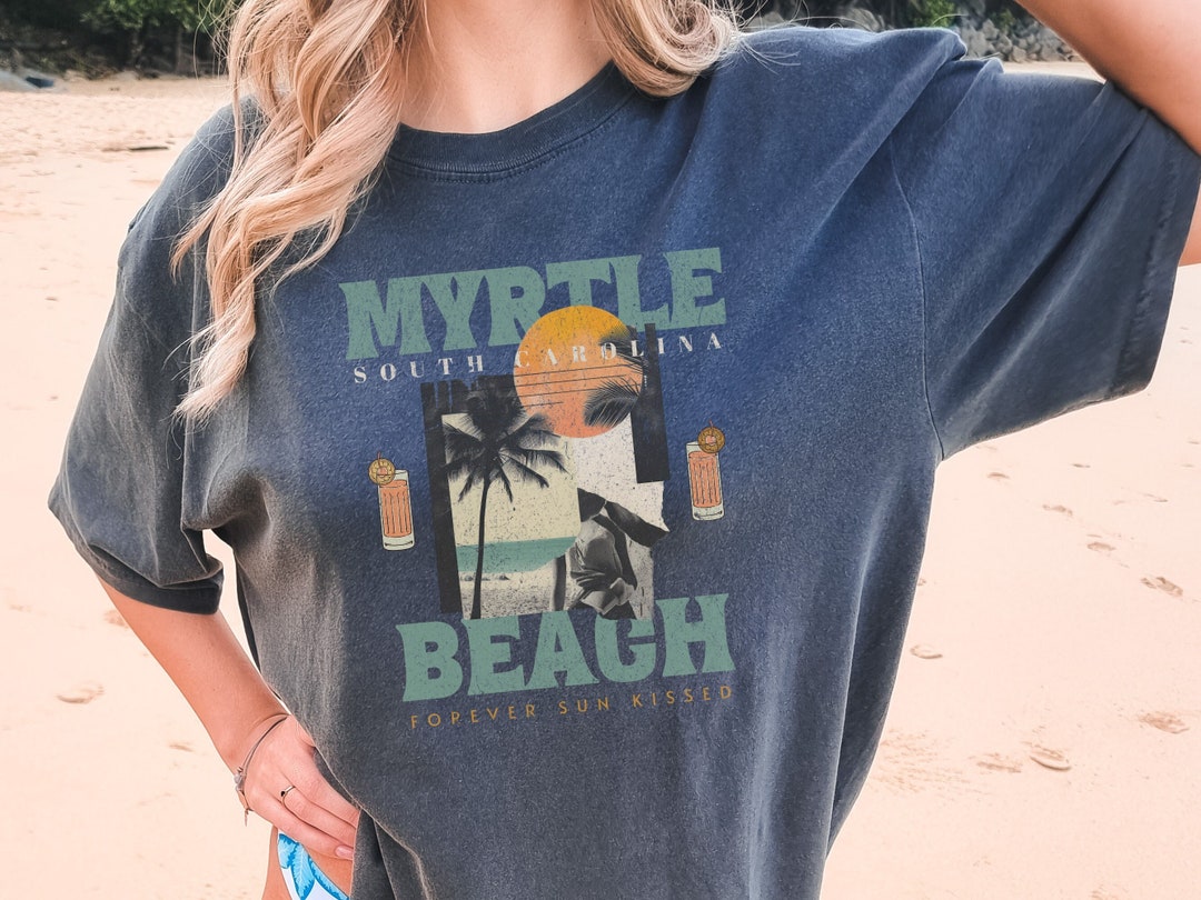 Myrtle Beach Ocean Inspired Beach Lover Shirt, Souvenir Gift for ...