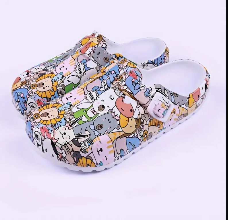 Women’s Animal Prints Print Comfortable Adjustable Buckle Clogs - Etsy