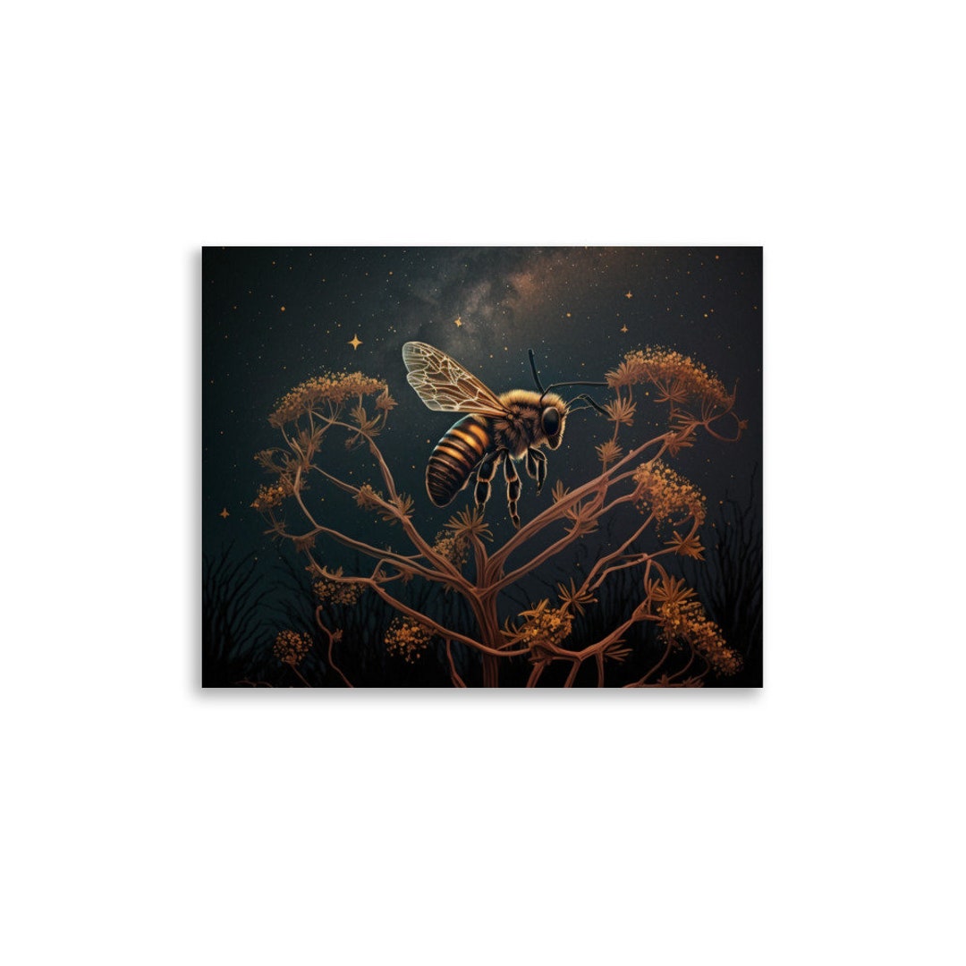 Zodiac Star Sign: Virgo Bee Digital Print Download - Etsy