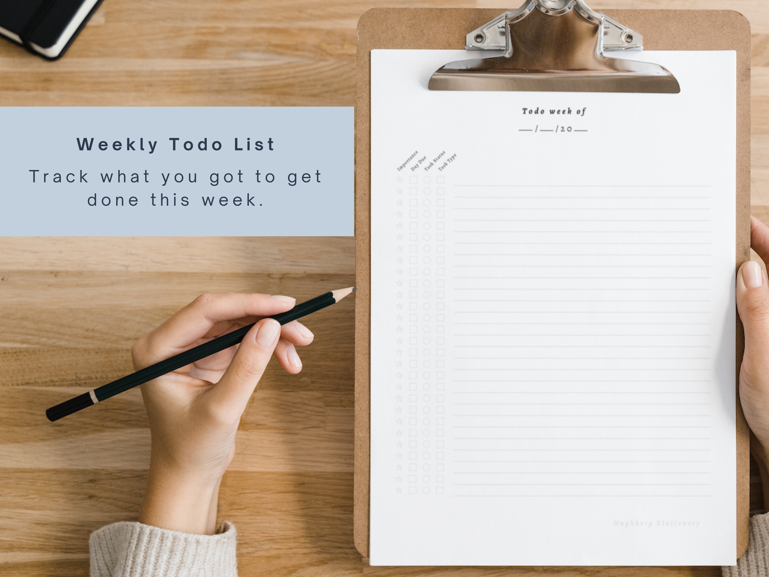 Digital Weekly Planner | Time Allocation and Task Tracking | Instant ...