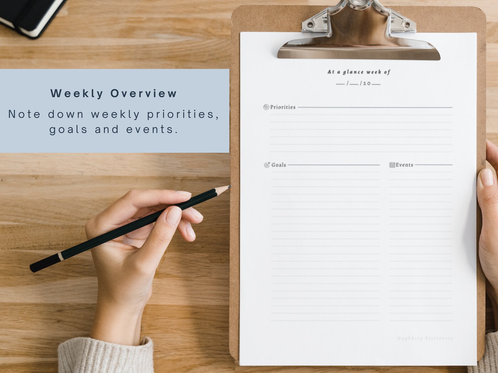 Digital Weekly Planner | Time Allocation and Task Tracking | Instant ...