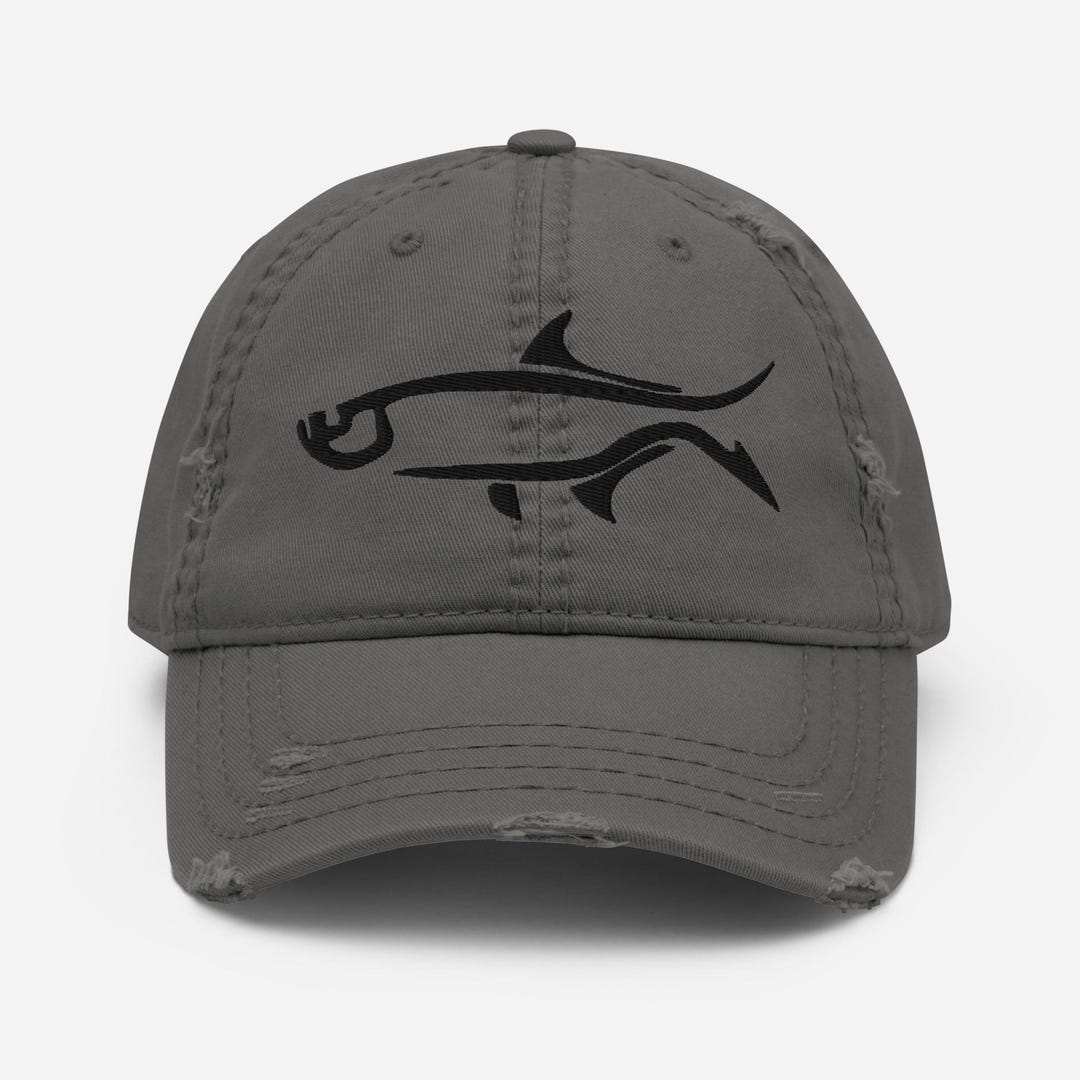 Distressed Dad Hat, Tarpon Hat, Fishermans Hat, Anglers Hat, Fishing ...
