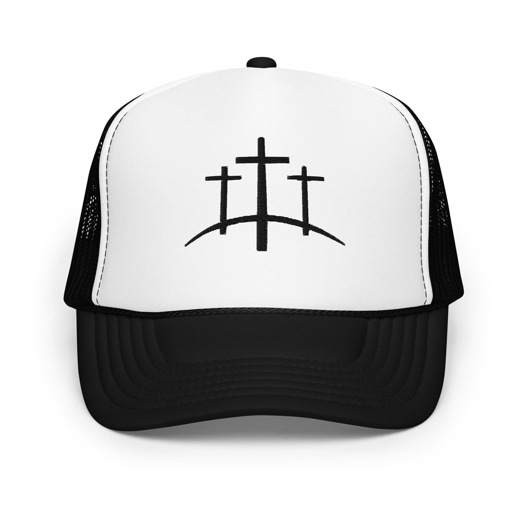 Foam Trucker Hat, Cross Hat, Christian Hat, Religious Hat, Adjustable ...