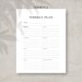 Five Day Weekly Planner Instant Download Printable, Fillable, Weekly ...