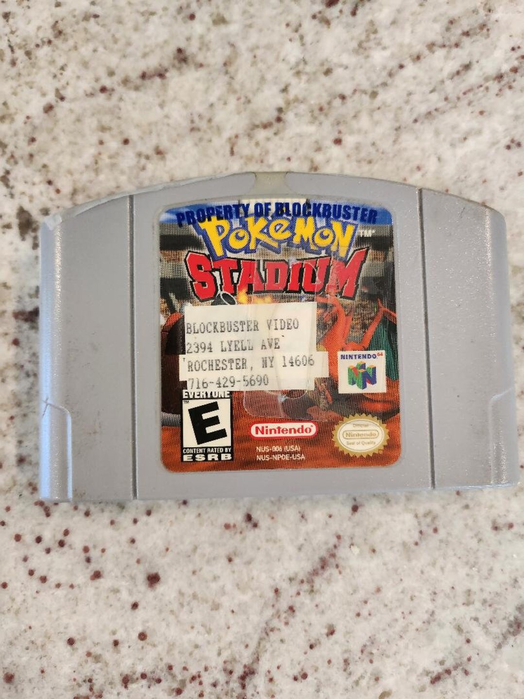 Pokémon's Stadium N64 Game Blockbuster Rental - Etsy