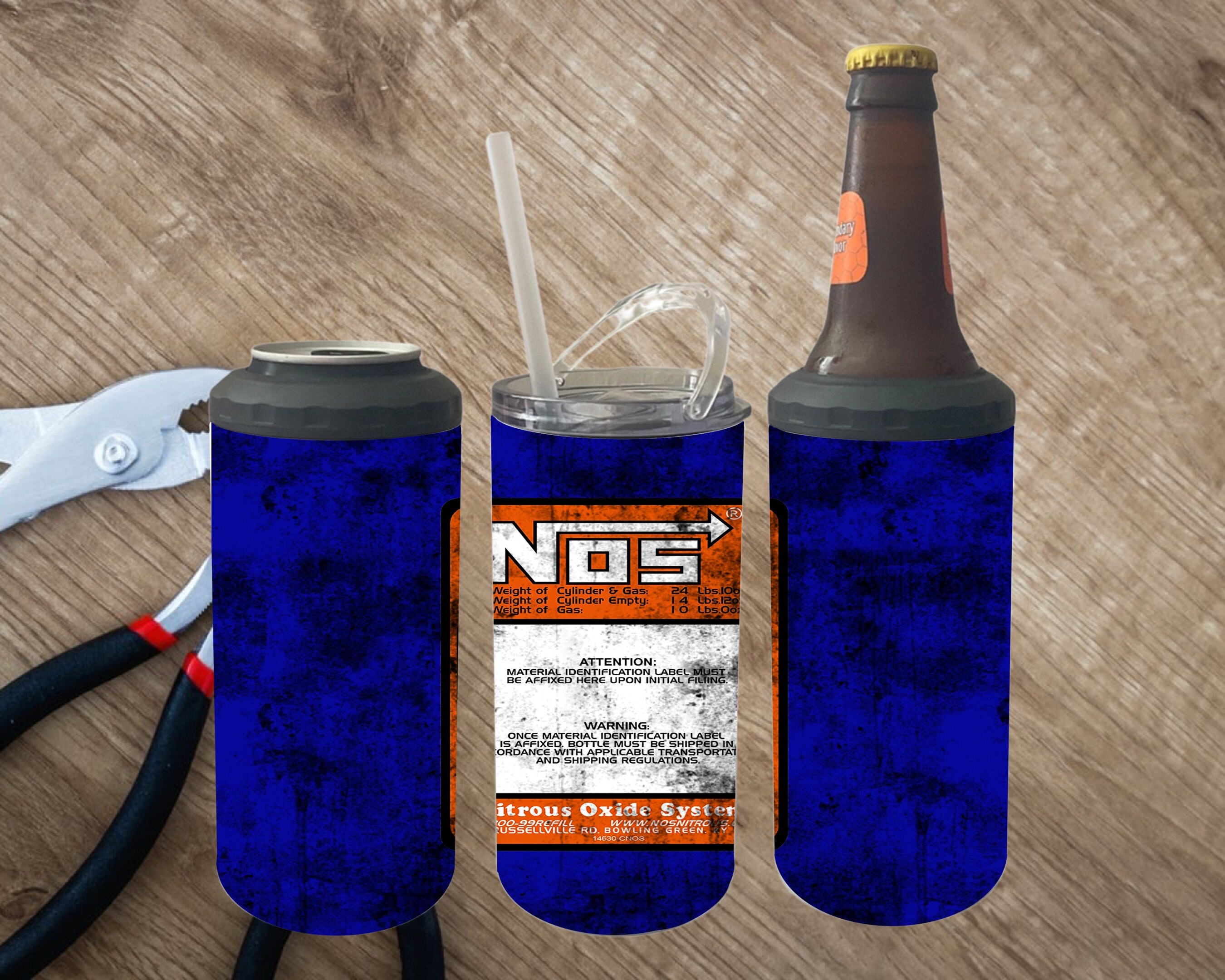 Nos Energy Drink Bottle