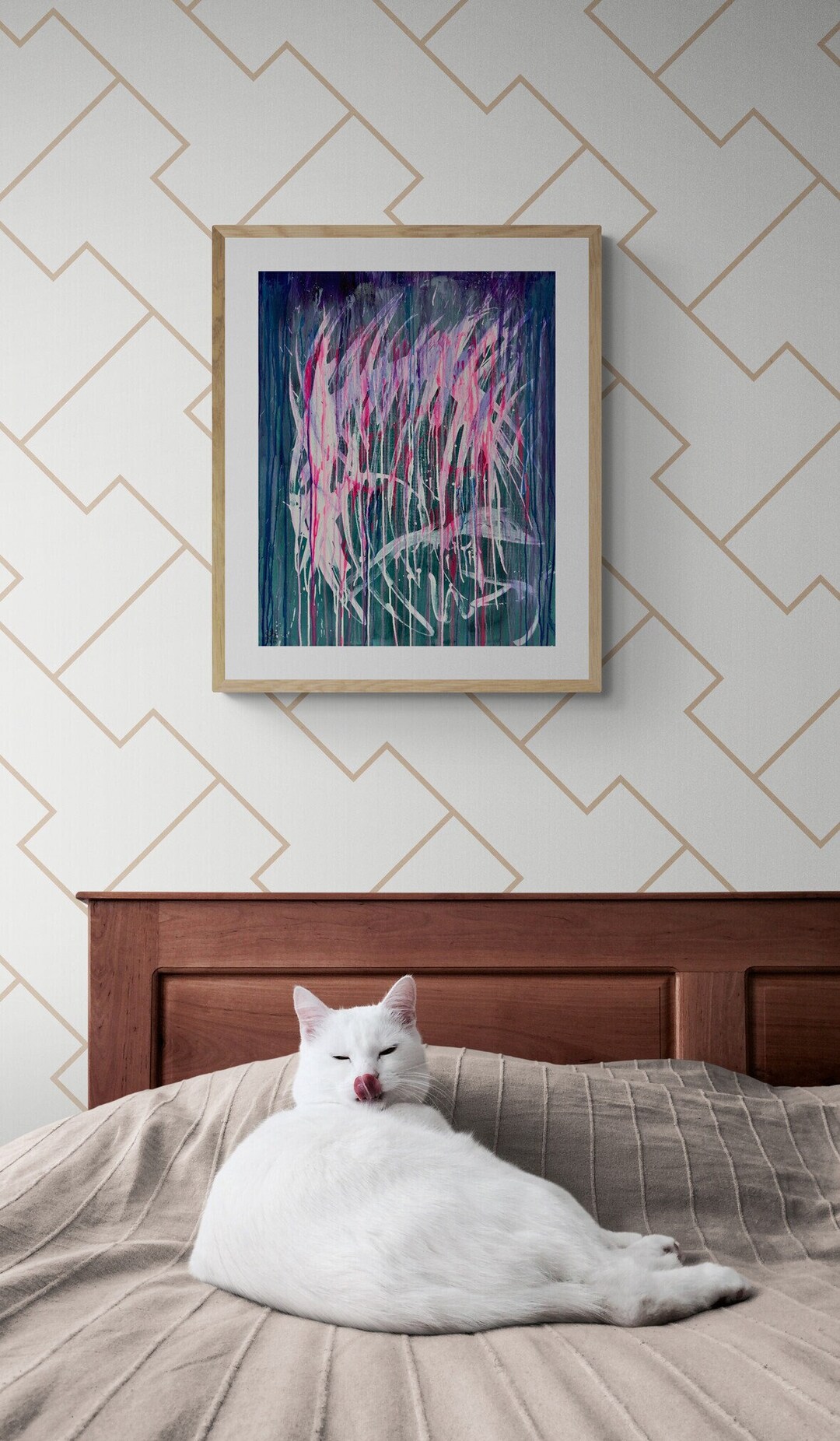 DIGITAL DOWNLOAD Ricochet Large Beautiful Fluid Paint Pouring Abstract ...