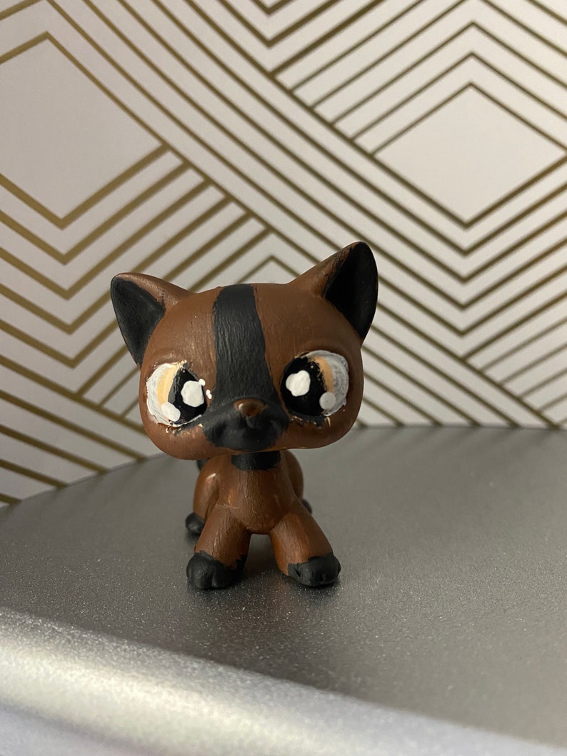 LPS Custom Painted Shorthair Cat Littlest Pet Shop - Etsy