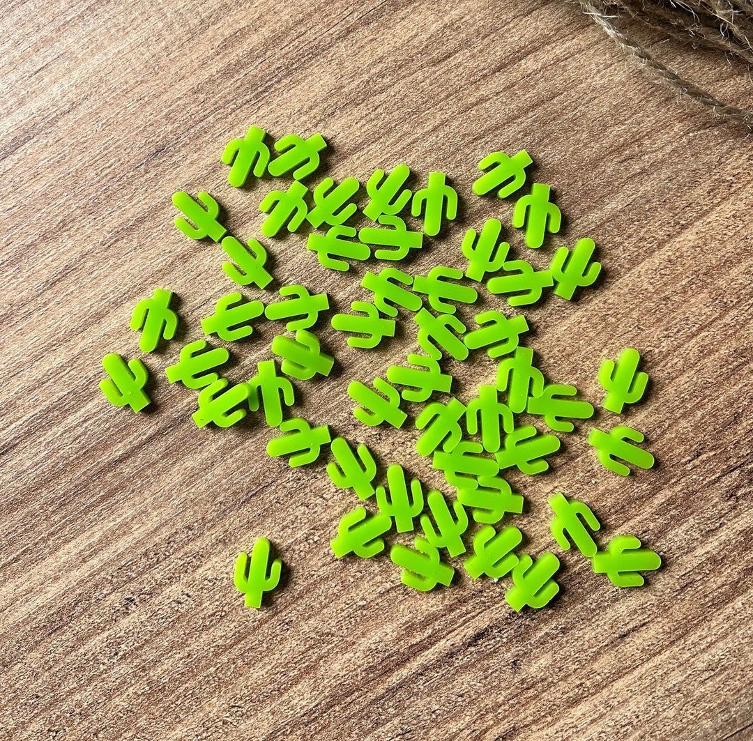 50 Pieces Small Cactus Table Confetti, Acrylic Laser Cut - Etsy