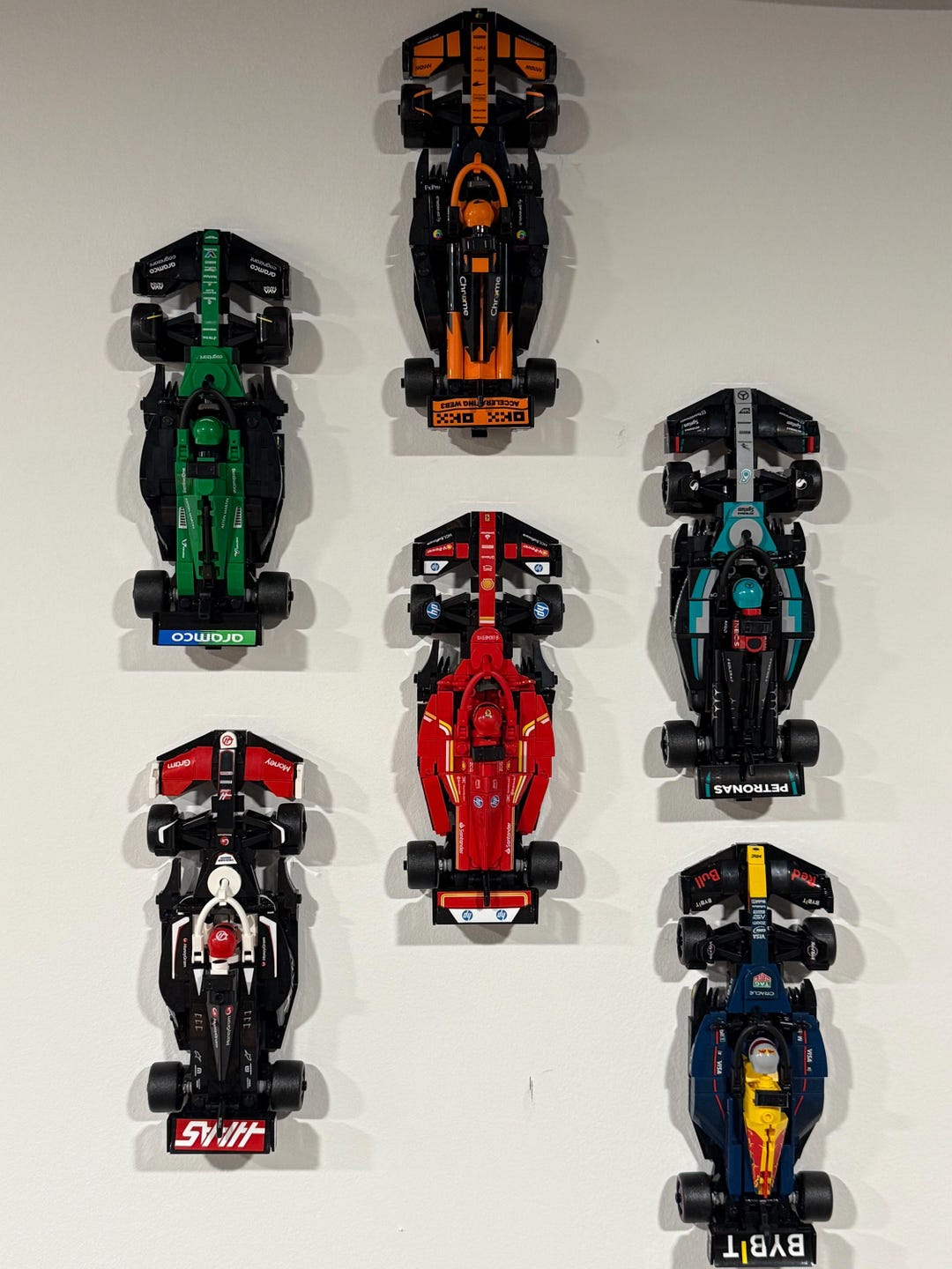 F1 Wall Mount Brackets With Screws | Compatible With Lego Speed ...