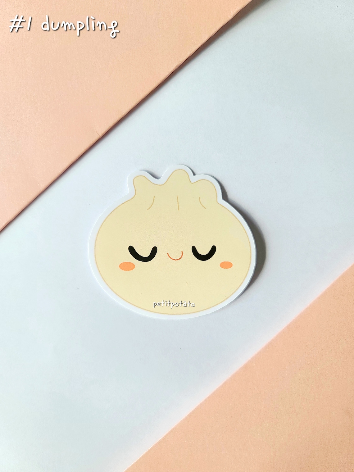 Cute Dumpling Stickers | Vinyl Matte Stickers | Cute Stickers ...