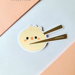 Cute Dumpling Stickers | Vinyl Matte Stickers | Cute Stickers ...