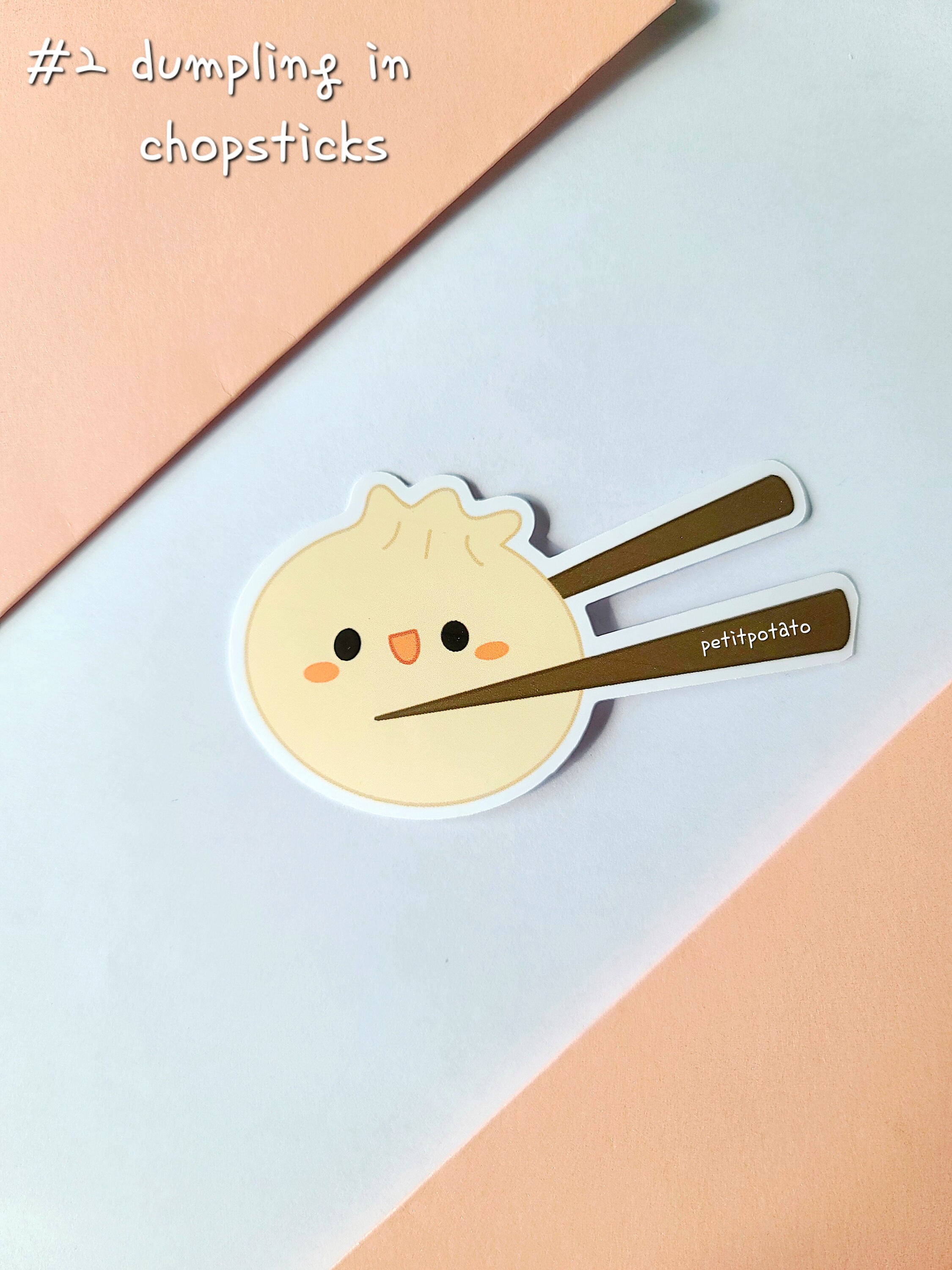 Cute Dumpling Stickers | Vinyl Matte Stickers | Cute Stickers ...