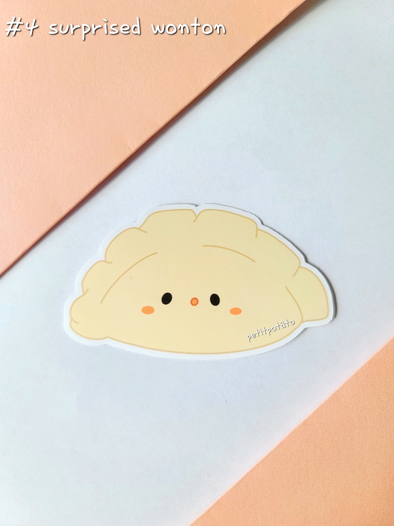 Cute Dumpling Stickers | Vinyl Matte Stickers | Cute Stickers ...