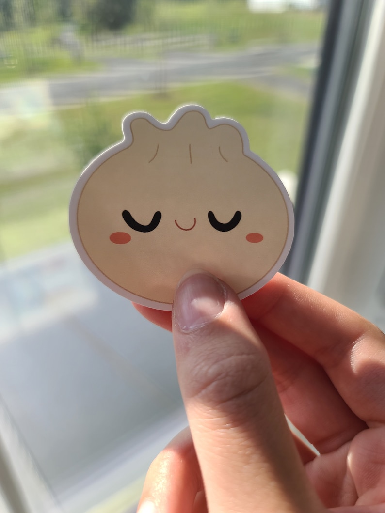 Cute Dumpling Stickers | Vinyl Matte Stickers | Cute Stickers ...