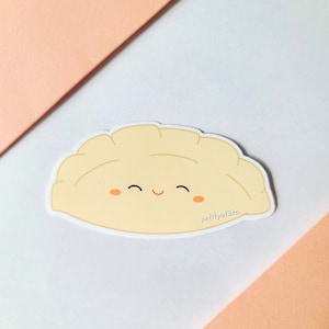Cute Dumpling Stickers | Vinyl Matte Stickers | Cute Stickers ...