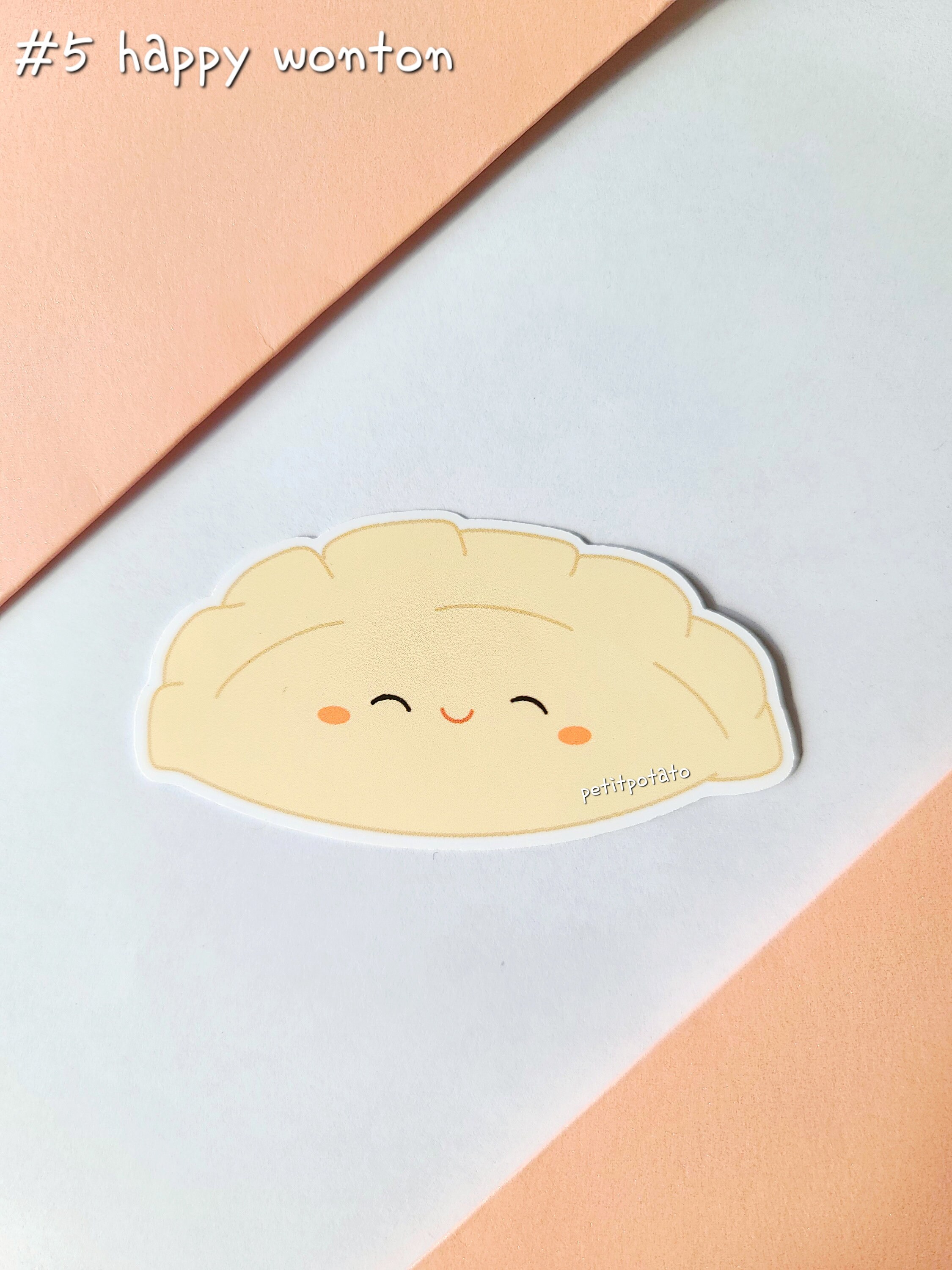 Cute Dumpling Stickers | Vinyl Matte Stickers | Cute Stickers ...