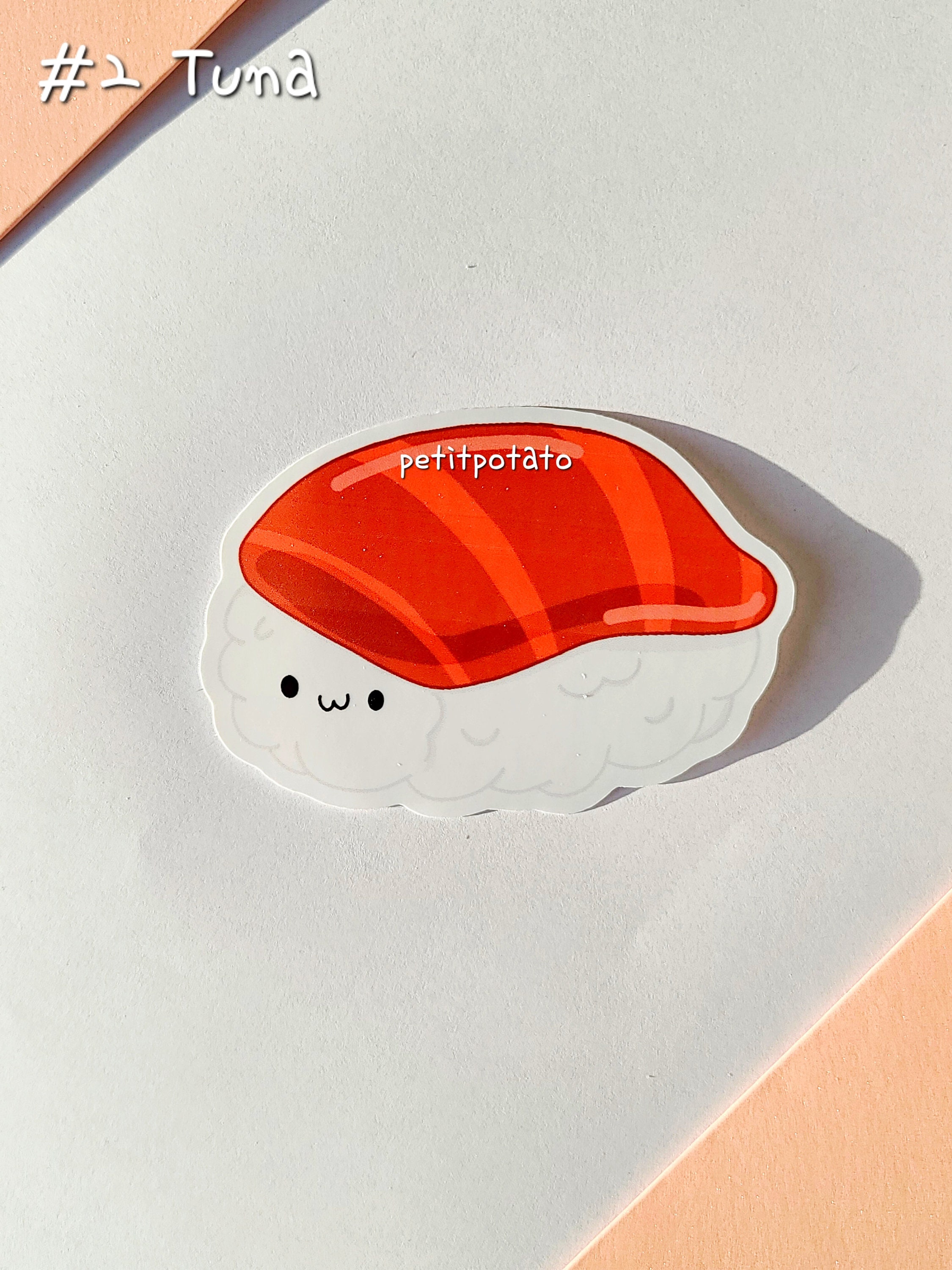 Sushi Stickers Vinyl Glossy Stickers Cute Stickers Stickers Cute Vinyl ...