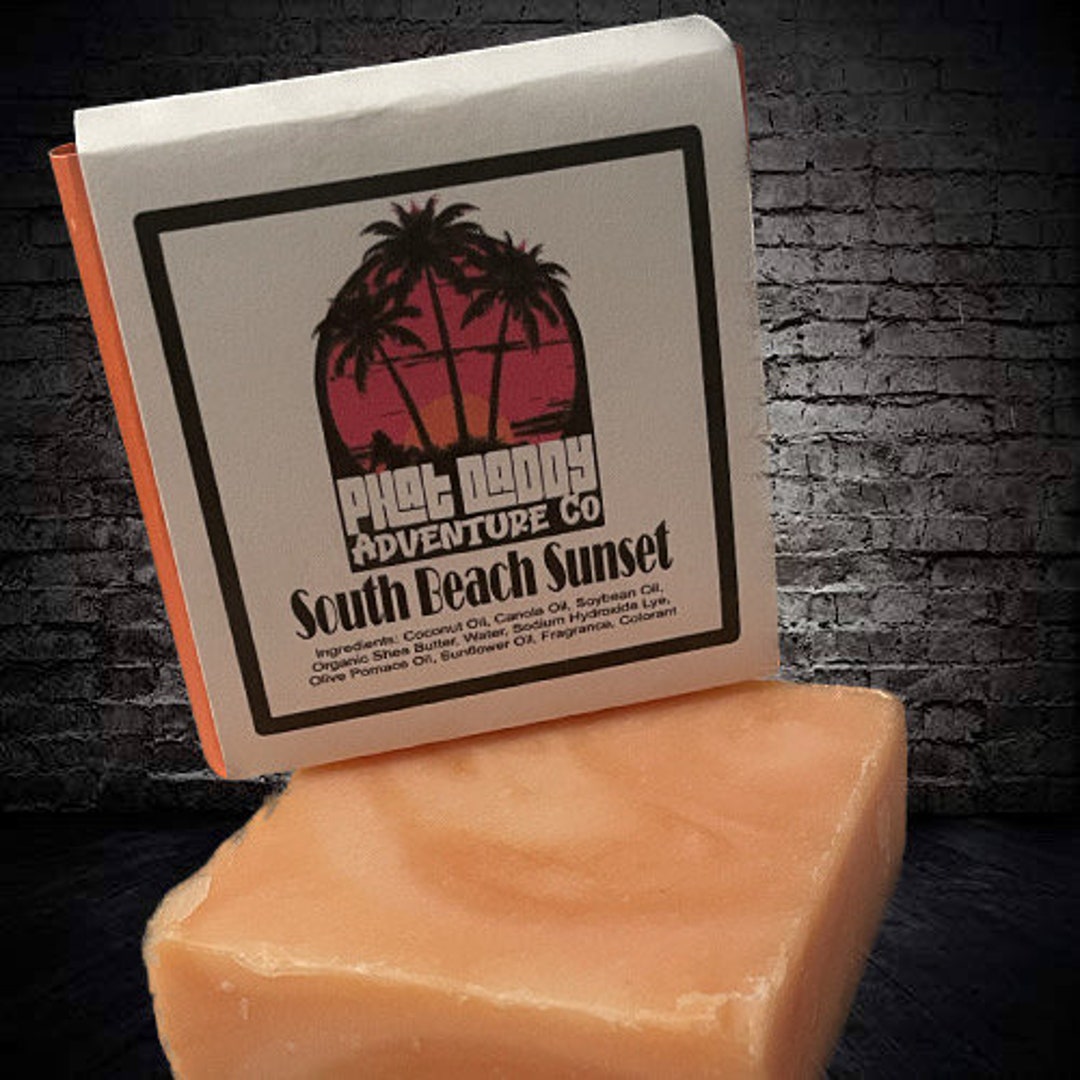 South Beach Sunset Premium Hand Made Soap - Etsy