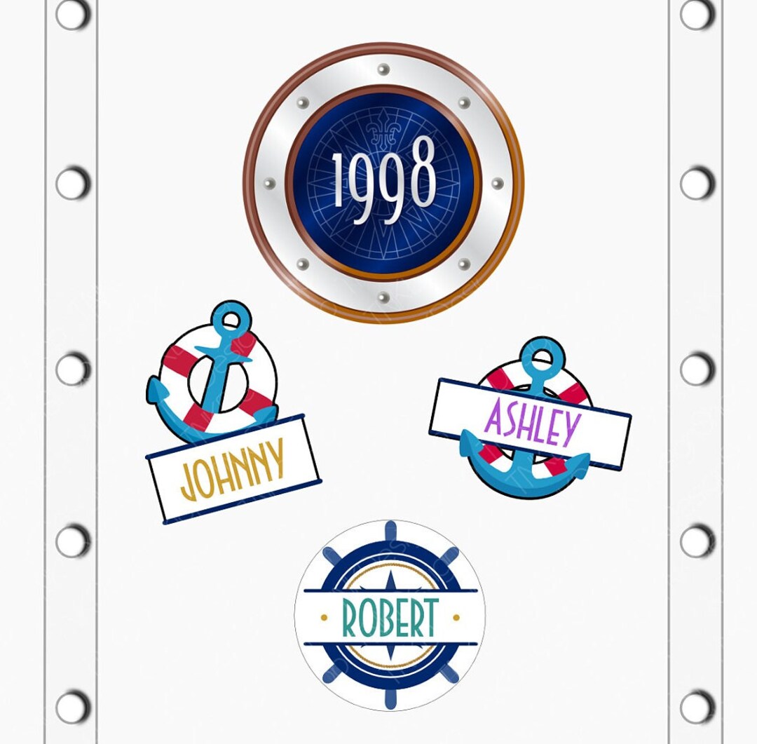 Cruise Door Magnet Name Tag - Custom Cruise Name Tag for All Cruise ...