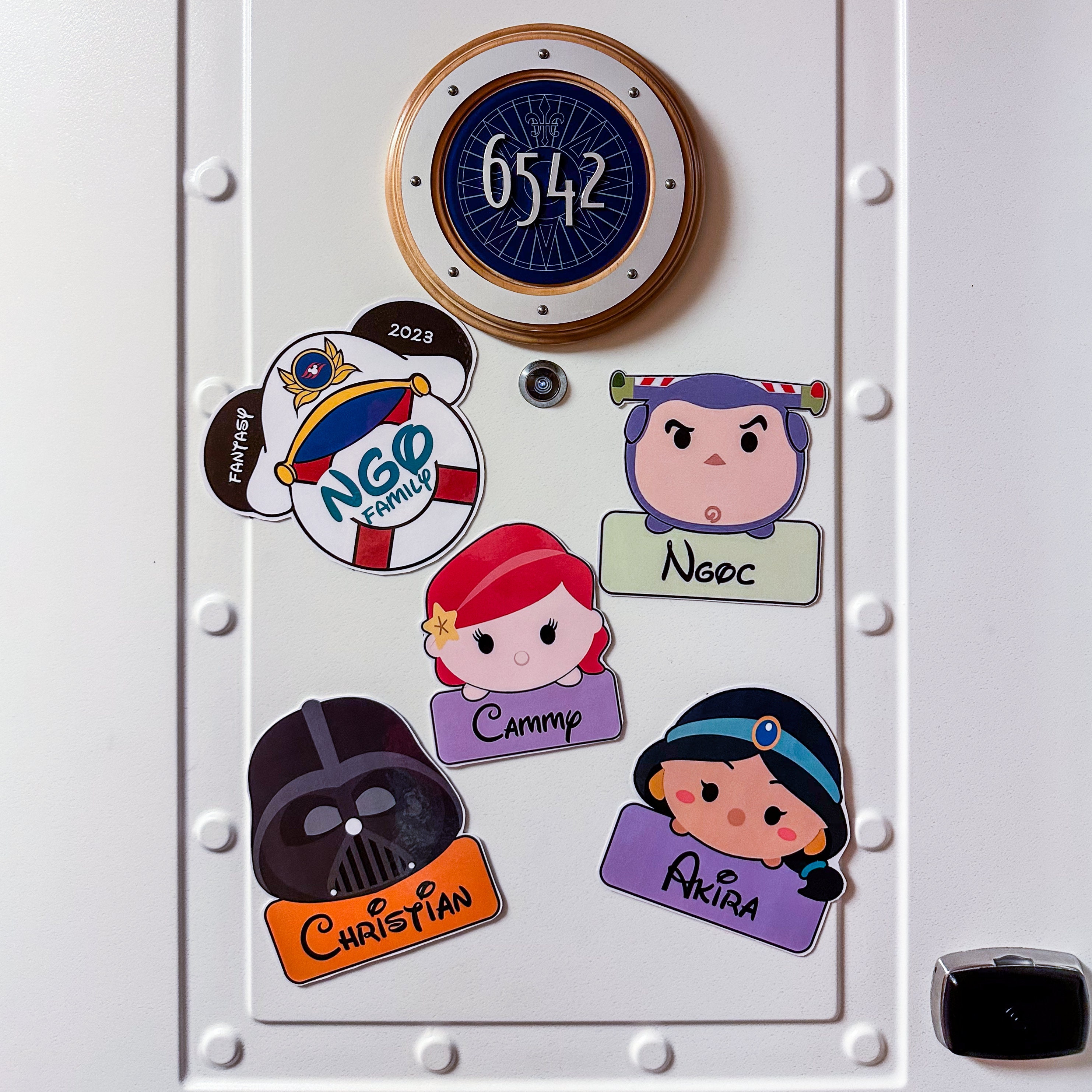 Disney Cruise Door Magnets Decoration Princess Theme With Customized ...