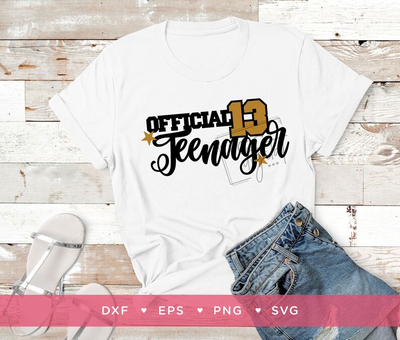 Official Teenager Digital File Officially 13 13th Birthday - Etsy