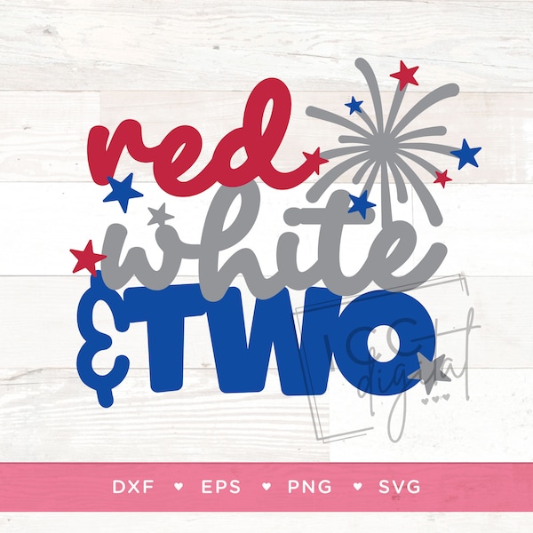 Red White and 2 - Etsy