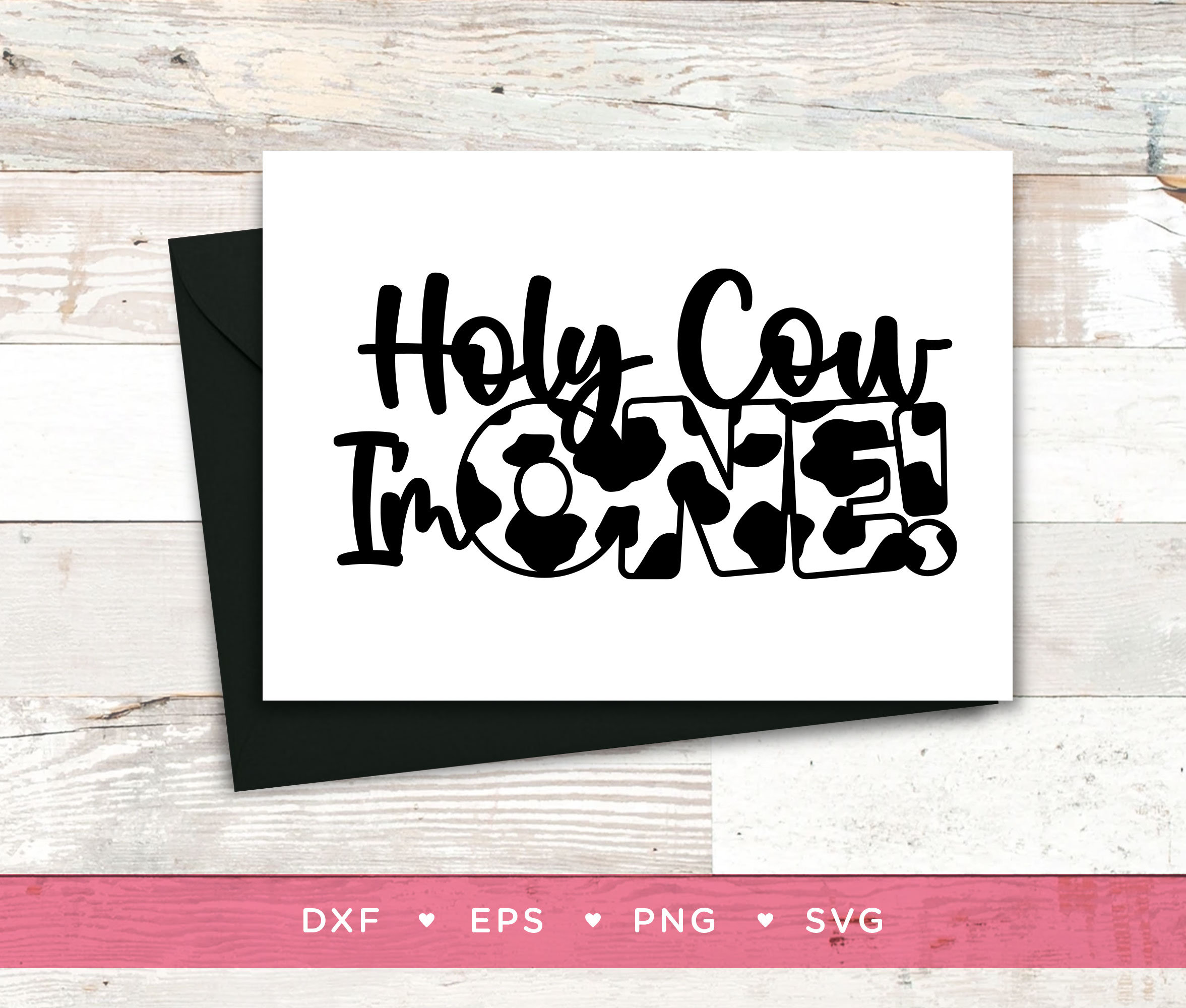 Holy Cow I'm One Digital File Cow ONE Svg Farm Animal - Etsy