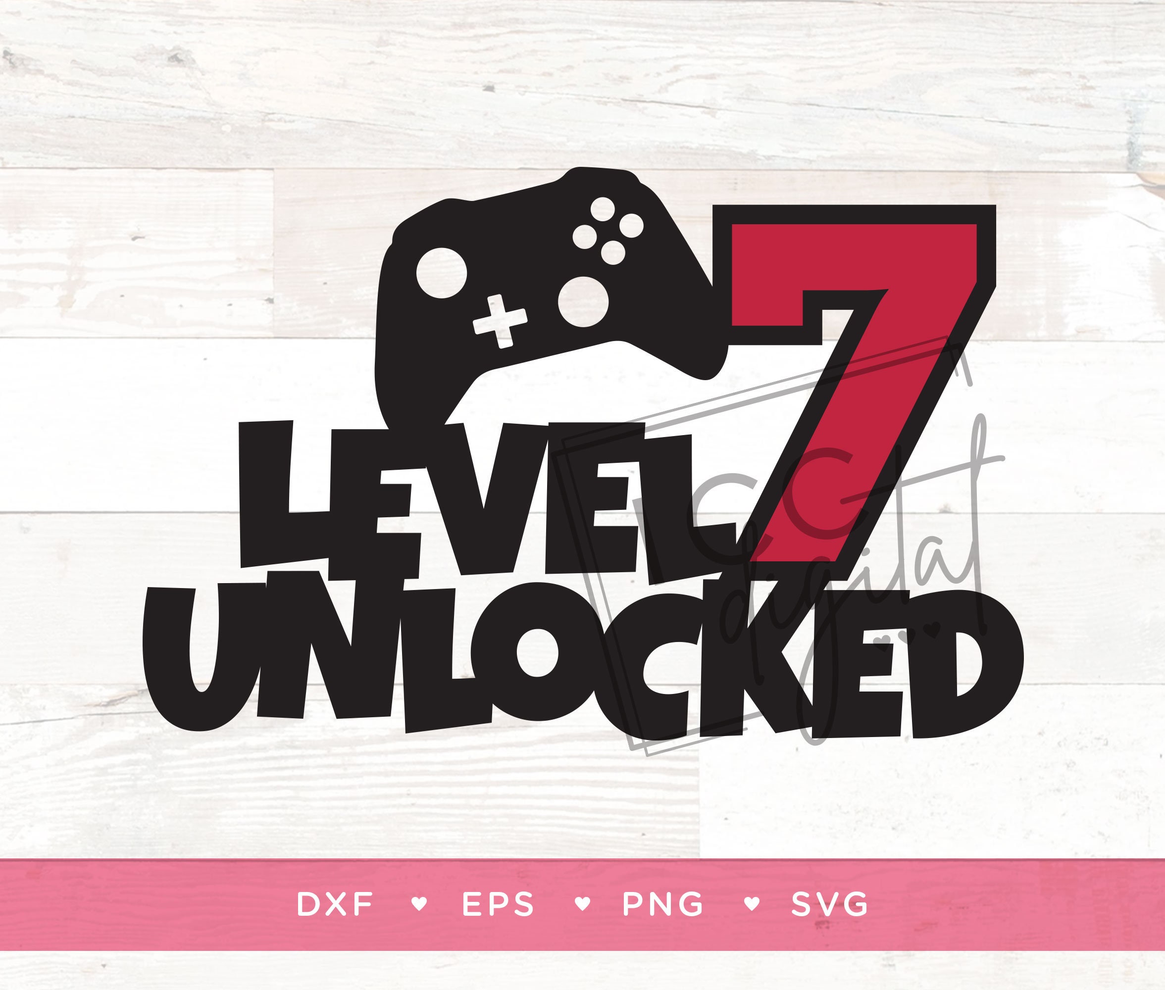 Level 7 Unlocked Digital File, Level Unlocked Shirt, Gamer Shirt, Gamer ...
