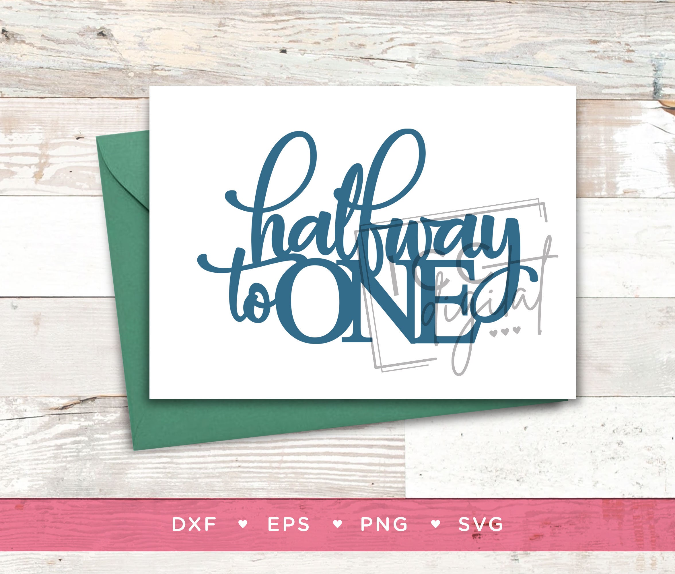 Halfway to ONE Digital File, 1/2 Birthday, Half Birthday Outfit, Onesie ...