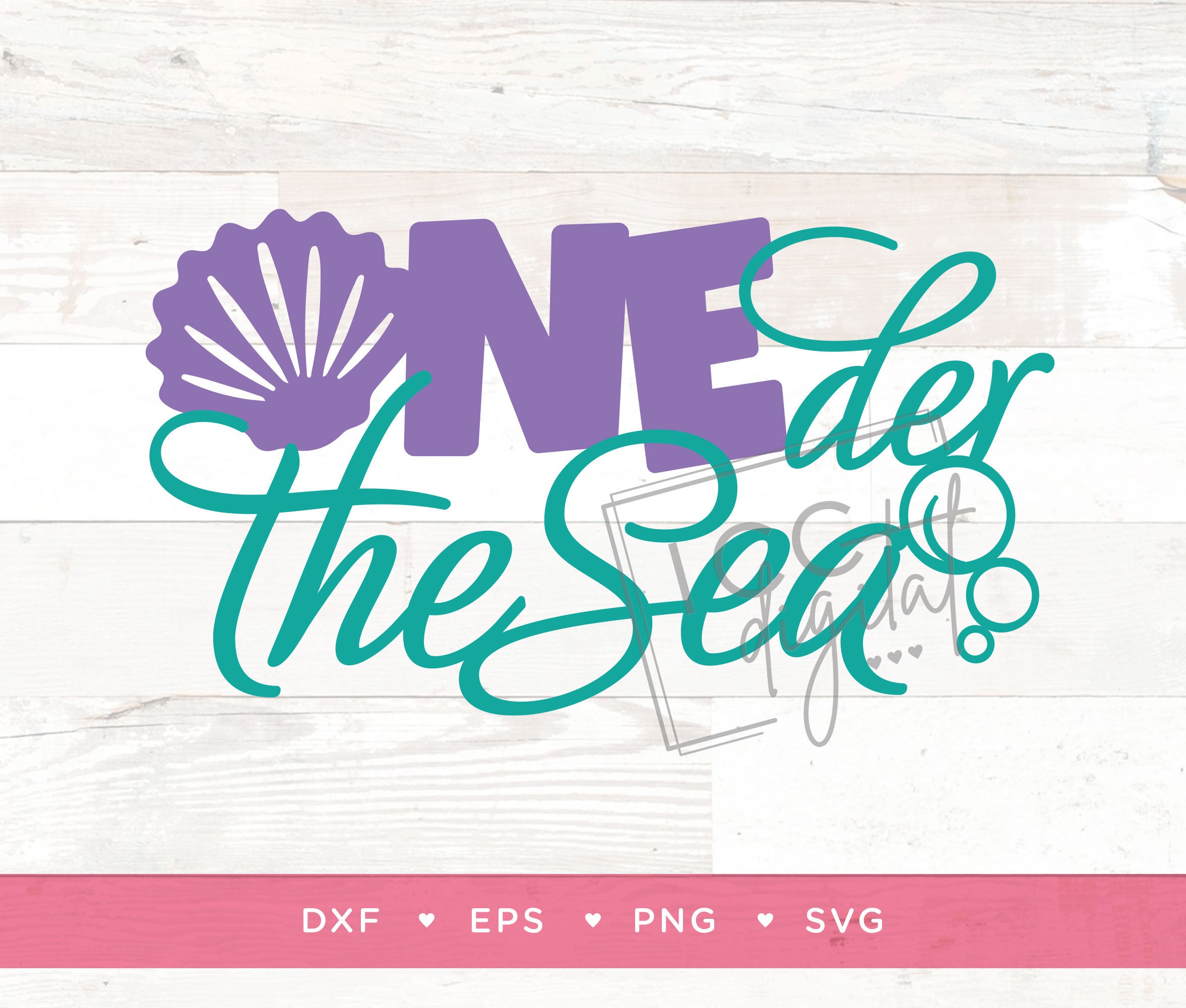 Oneder the Sea Digital File, Under the Sea, Ocean Themed 1st Birthday ...