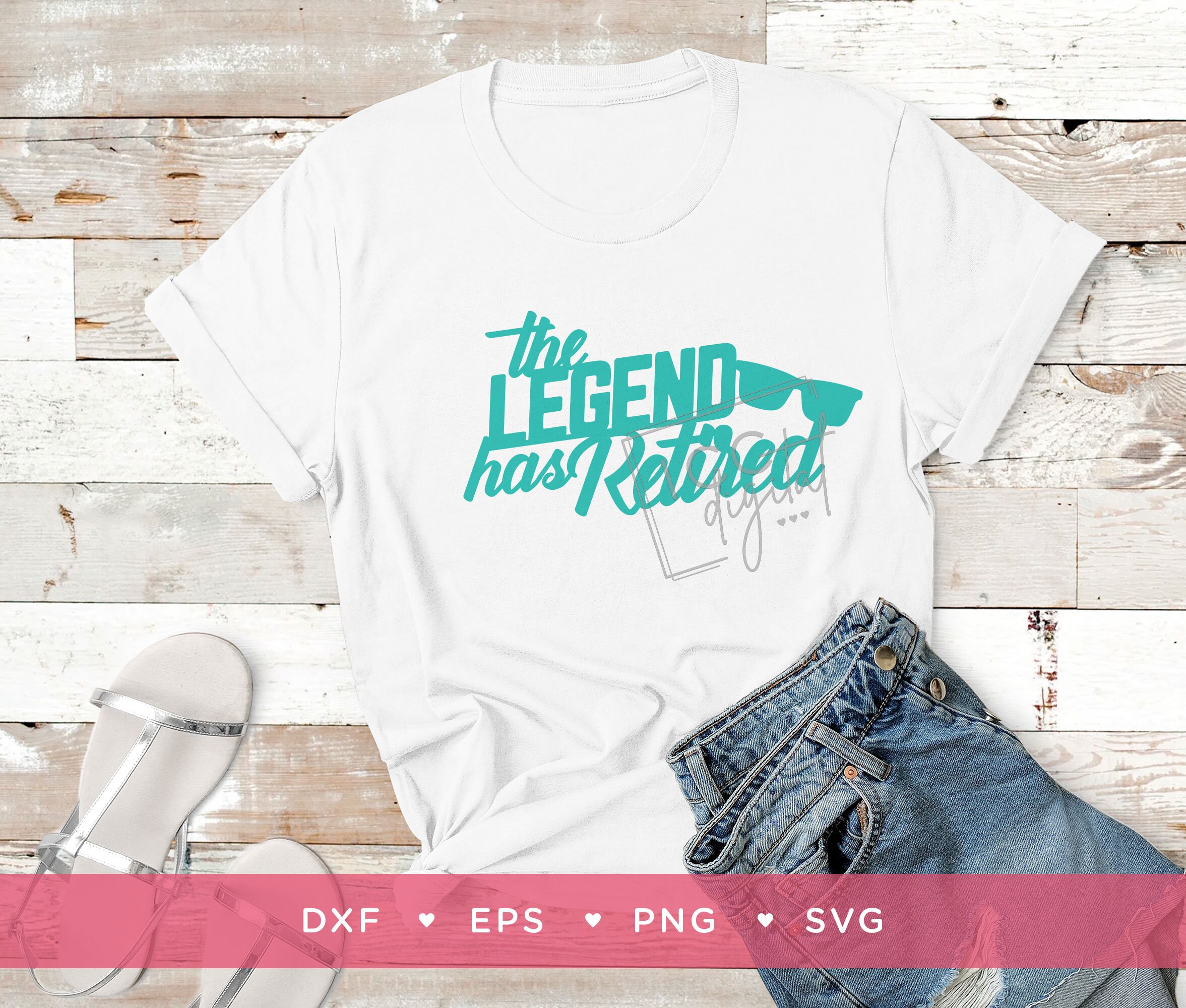 The Legend Has Retired Digital File Retirement Cake Topper - Etsy