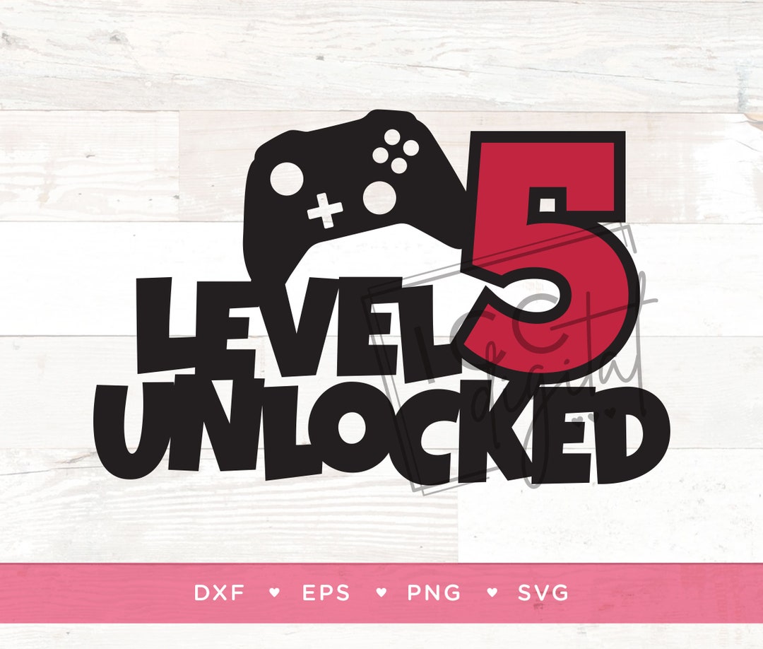 Level 5 Unlocked Digital File, Level Unlocked Shirt, Gamer Shirt, Gamer ...