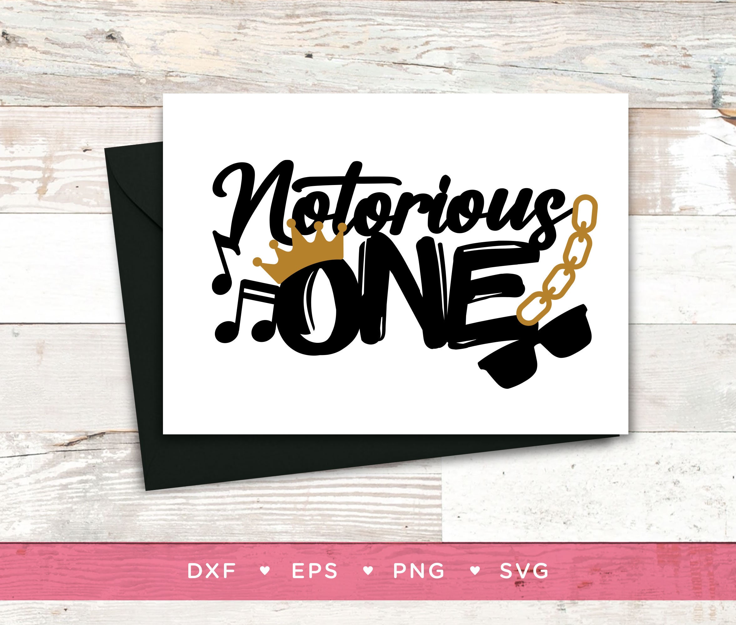 Notorious ONE Digital File Notorious First Birthday 90s - Etsy