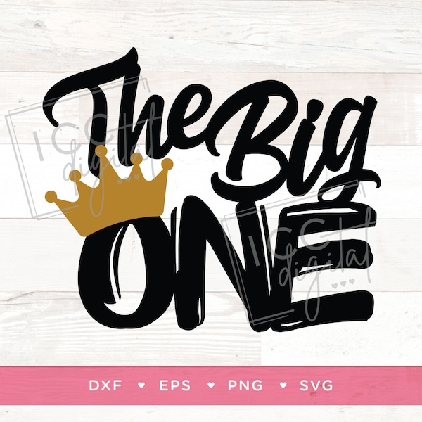 The Big One Svg - Etsy
