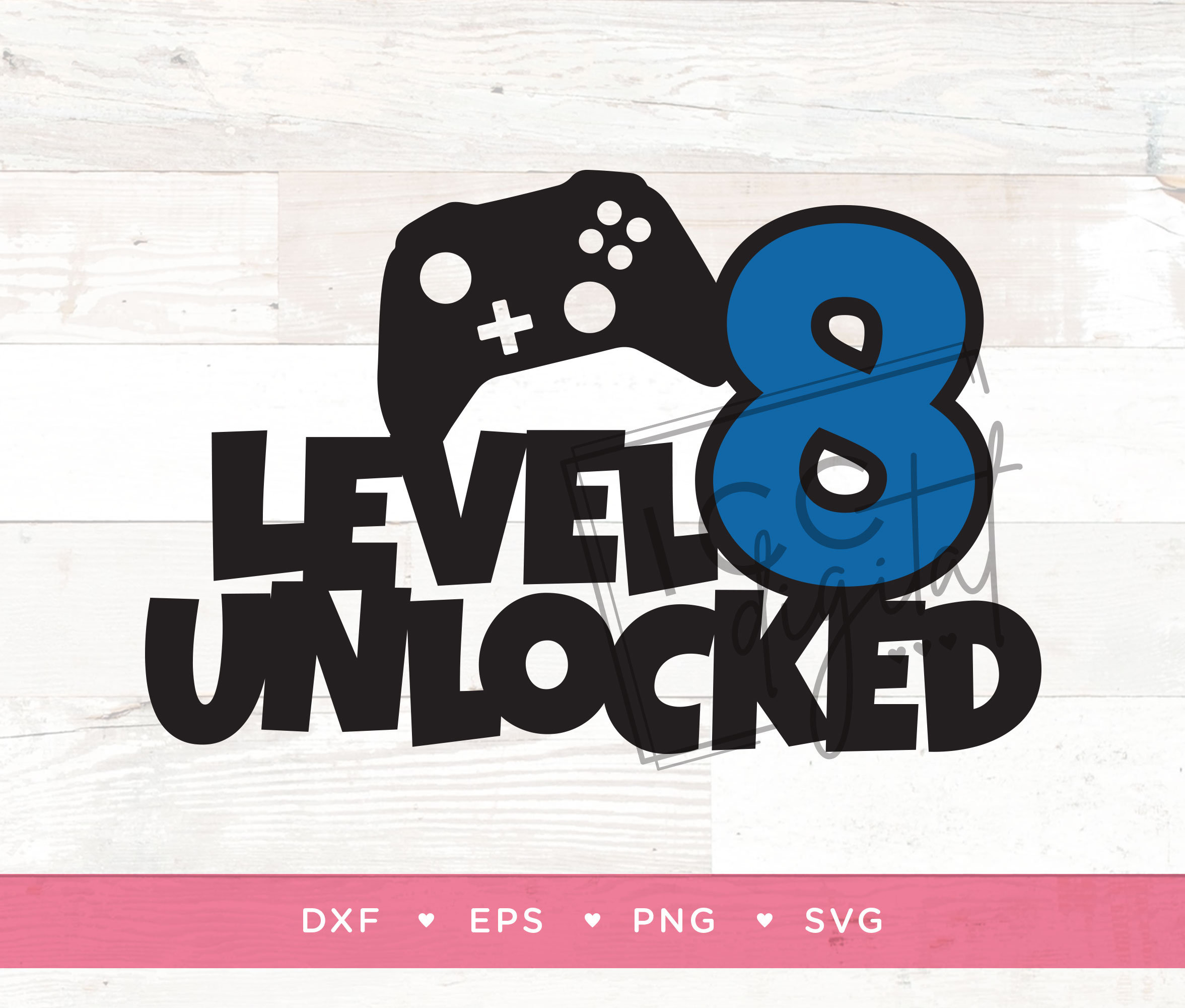 Level 8 Unlocked Digital File, Level Unlocked Shirt, Gamer Shirt, Gamer ...