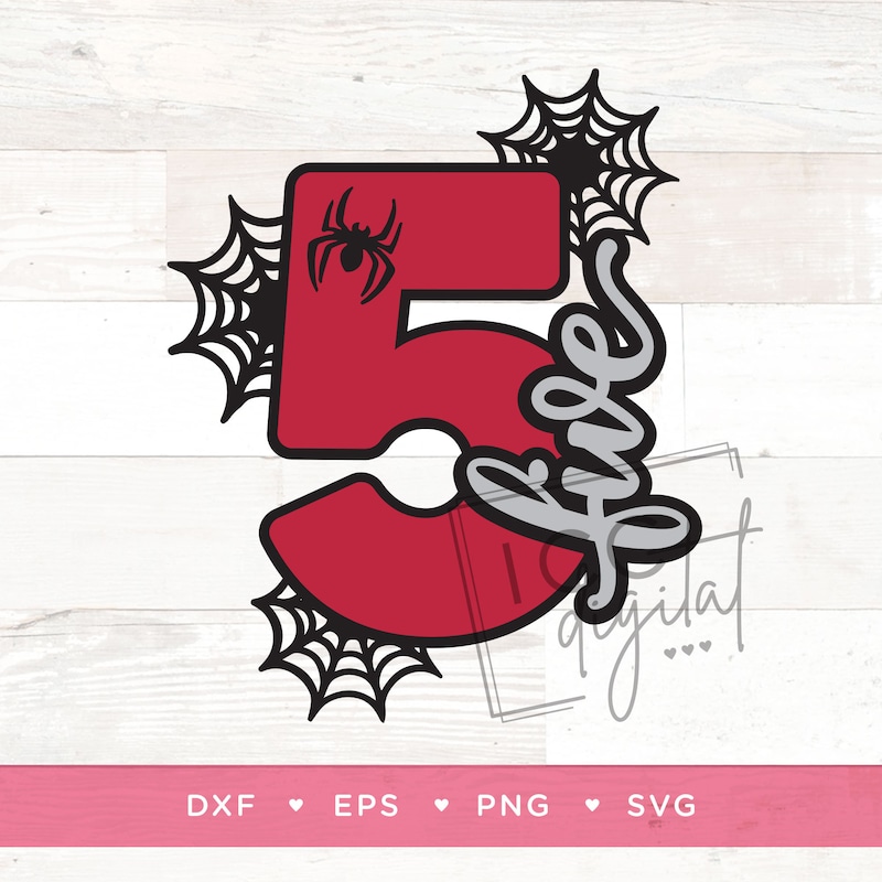 Spiderman Birthday Svg - Etsy