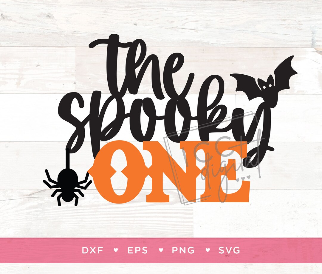 Spooky ONE Digital File, Halloween First Birthday, 1st Birthday ...
