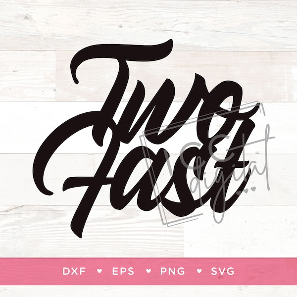 Two Fast Birthday Shirt - Etsy