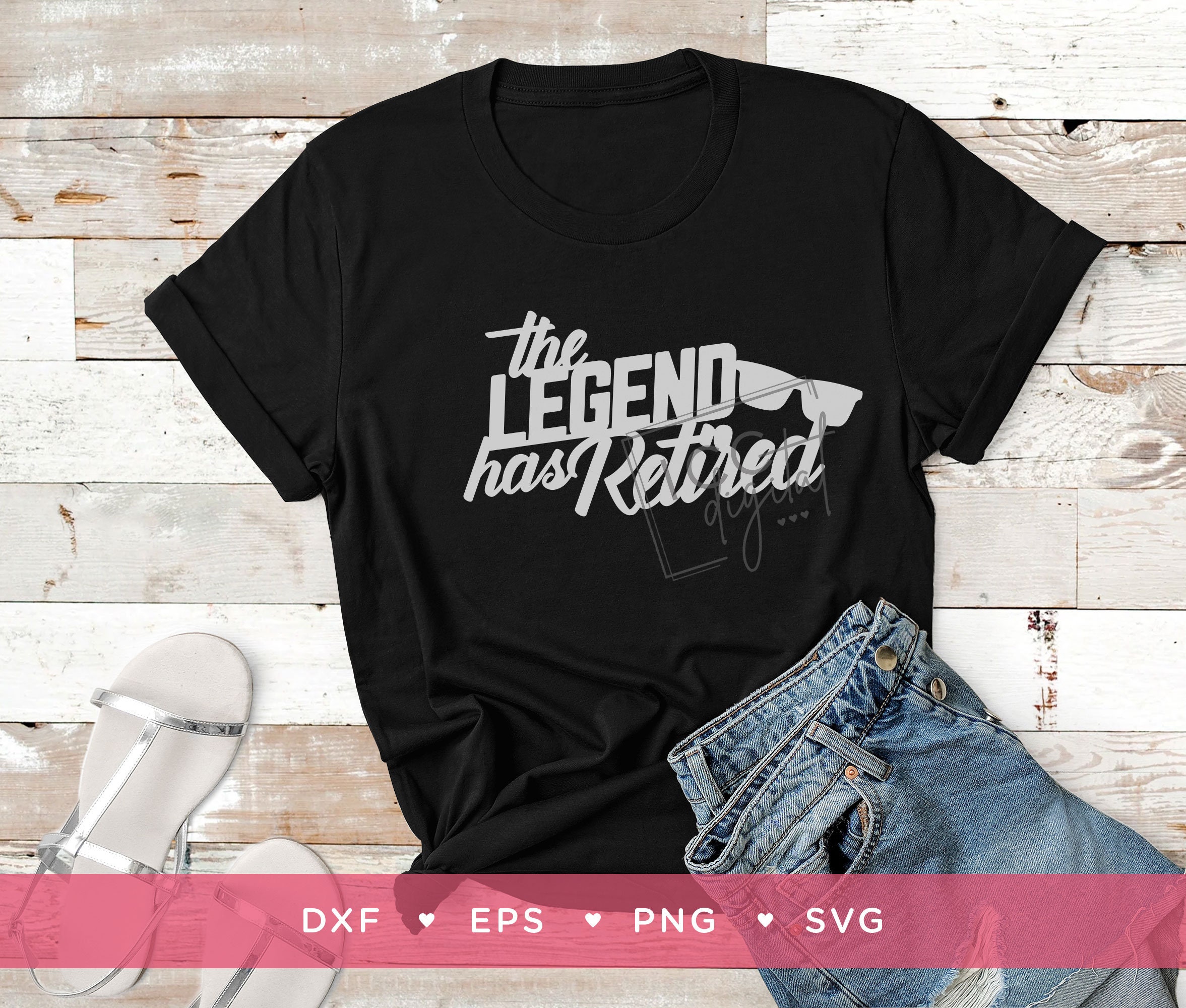 The Legend Has Retired Digital File Retirement Cake Topper - Etsy