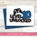 Level 10 Unlocked Digital File, Level Unlocked Shirt, Gamer Shirt ...