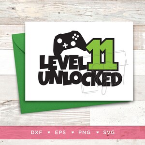 Level 11 Unlocked Digital File, Level Unlocked Shirt, Gamer Shirt ...