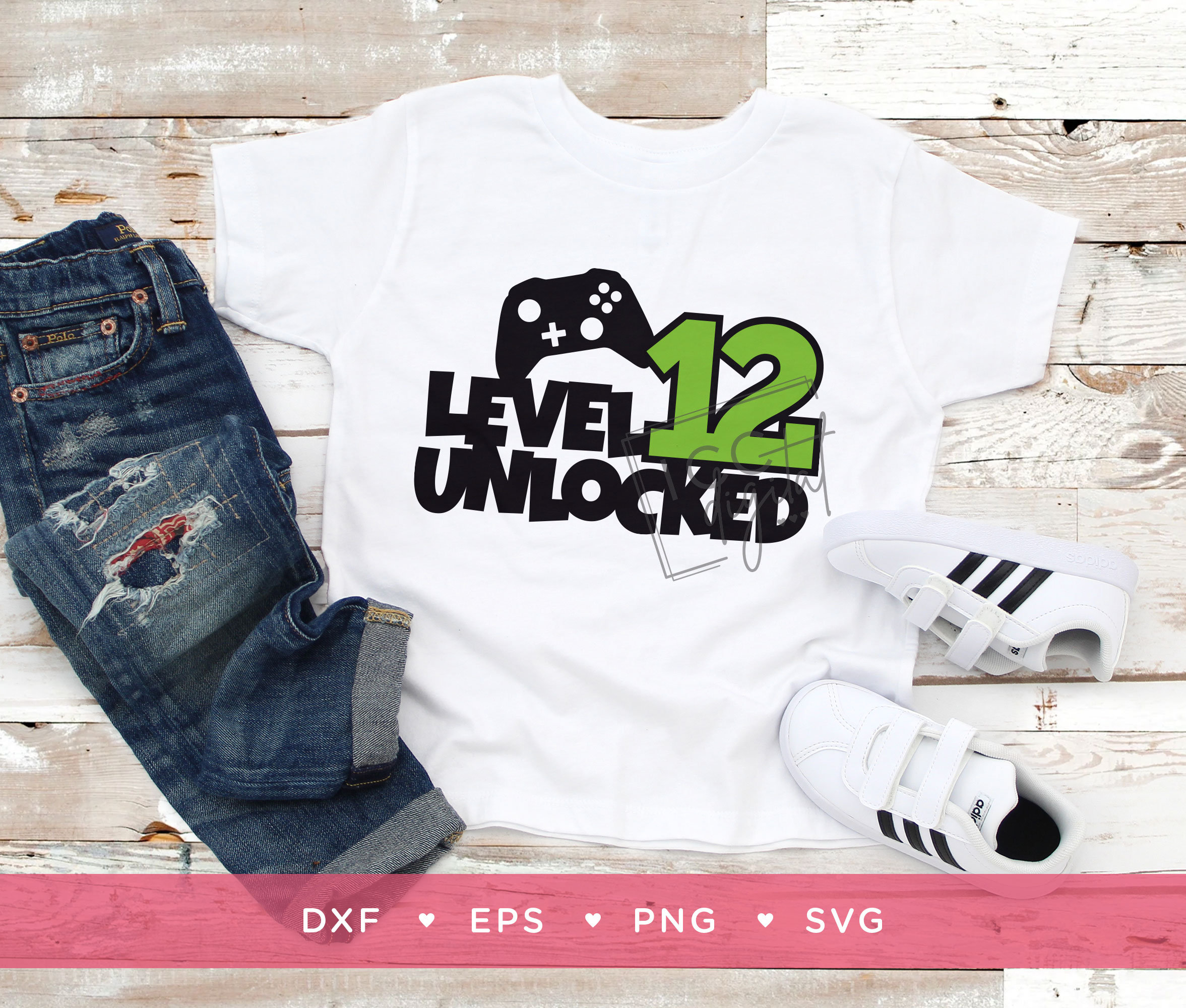 Level 12 Unlocked Digital File, Level Unlocked Shirt, Gamer Shirt ...